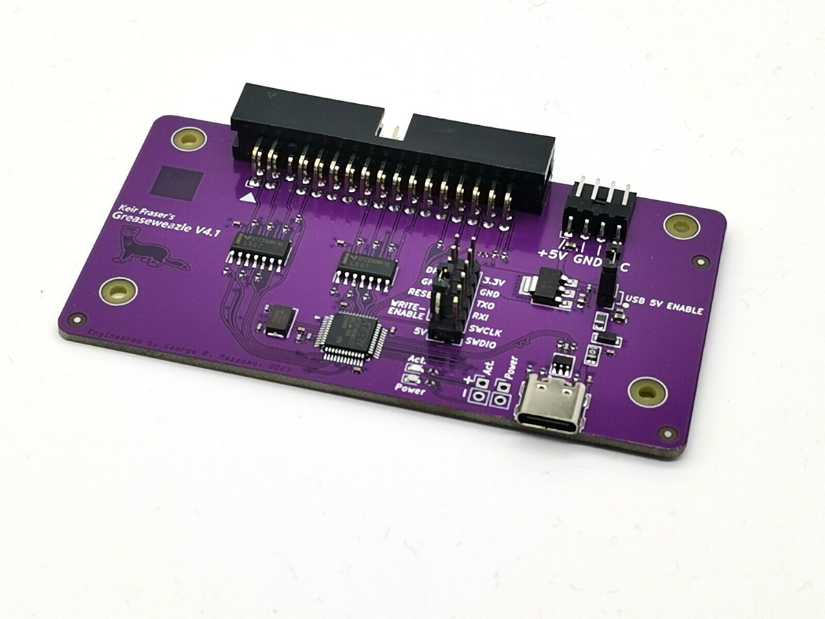 GREASEWEAZLE V4.1 USB FLOPPY ADAPTER FLUX READER WRITER AMIGA ATARI PC ...