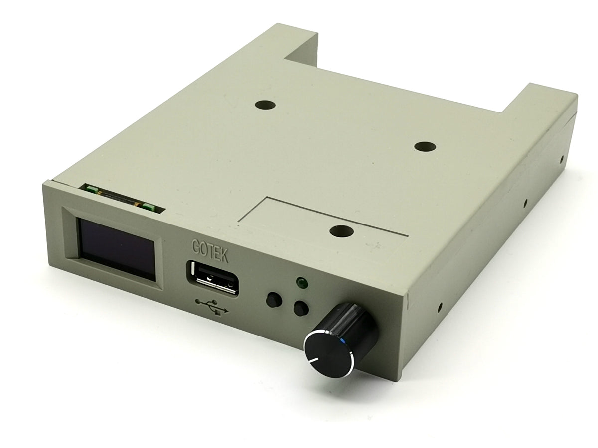 NEW GOTEK DRIVE - THE NEWEST FLASH FLOPPY INSTALLED - DARK GREY – Retro ...
